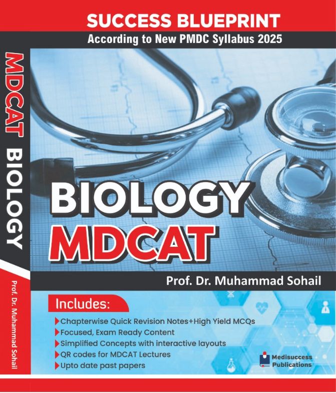 MDCAT Biology Book by Dr. Sohail - Study Guide | Key Concepts, Exams ...